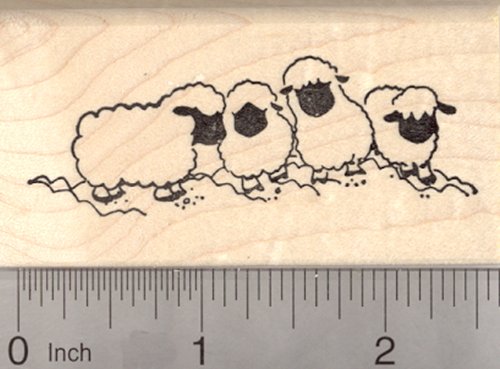 Sheep Rubber Stamps - Kritters in the Mailbox Sheep Items