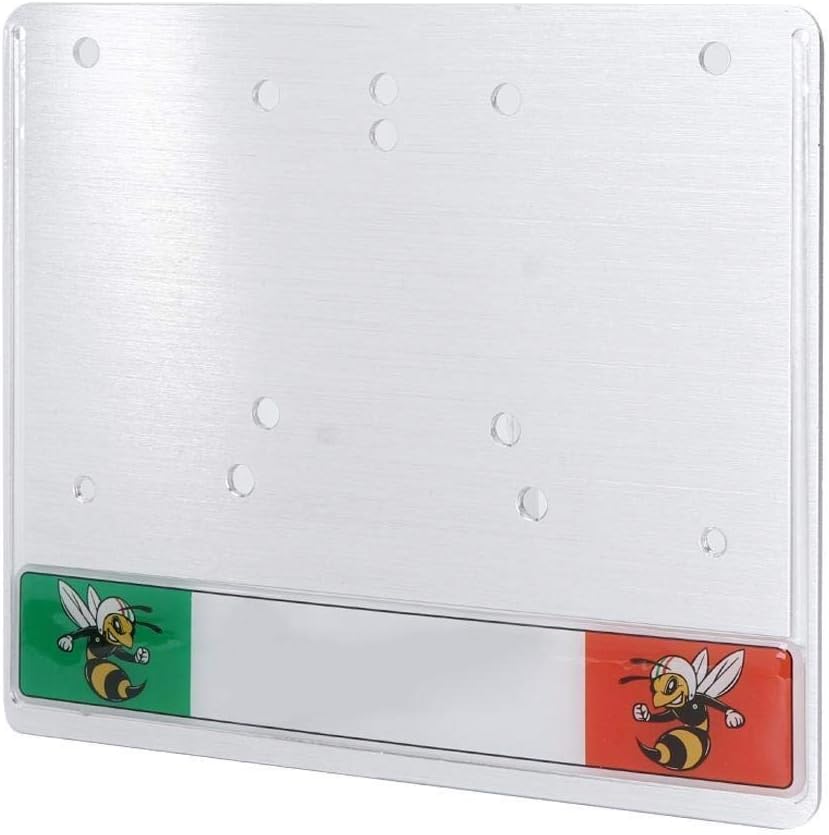 Alupre Vespa,CNC Aluminium License Plate Holder Frame Fit compatible ...