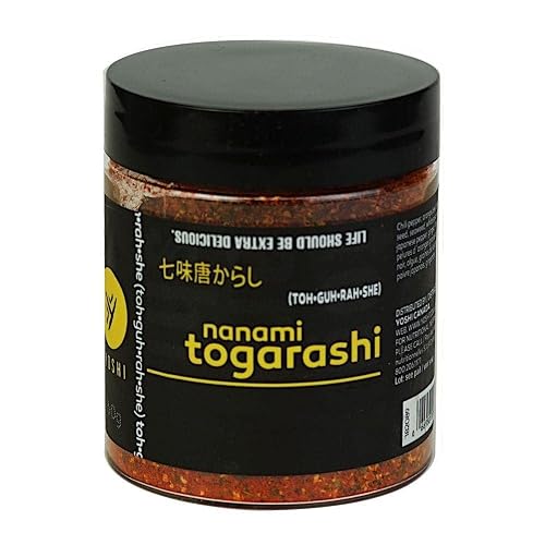 YOSHI Shichimi/Nanami 5-Spice Togarashi Dry Chili Blend Seasoning, 60g ...