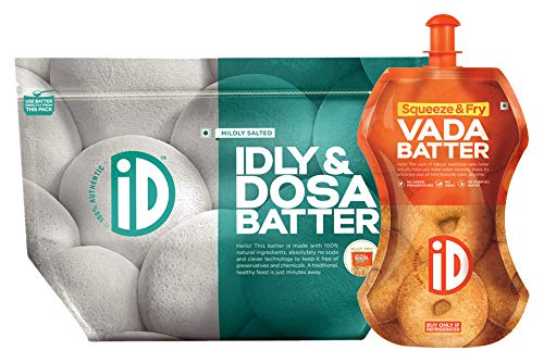 ID FRESH FOOD Idly Dosa Batter, 1kg with Vada Batter, 375g: Amazon.in ...