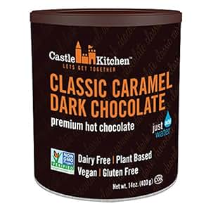 Amazon.com : Castle Kitchen Classic Caramel Dark Chocolate Premium Hot ...