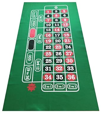 MASSIVE 6 FT BRIGHT BLUE ROULETTE FELT / LAYOUT / BAIZE: Amazon.co.uk ...