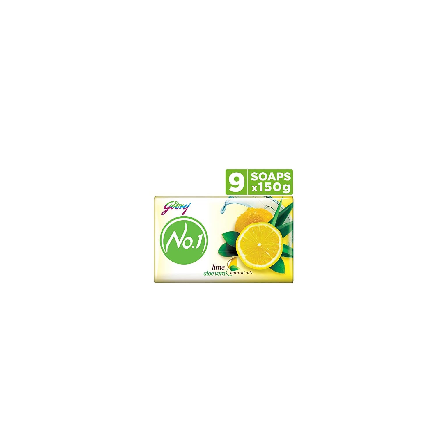 Godrej No.1 Bathing Soap Lime & Aloe Vera – Grade 1 Soap & Long-lasting ...