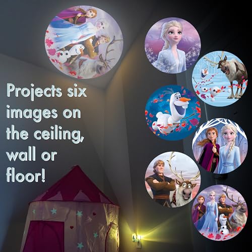Projectables Disney Frozen 2 LED Kids Night Light, Projector, Plug-in ...