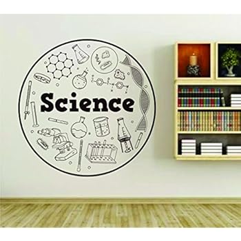 Amazon.com: Science Wall Decal School Education Vinyl Sticker Classroom ...