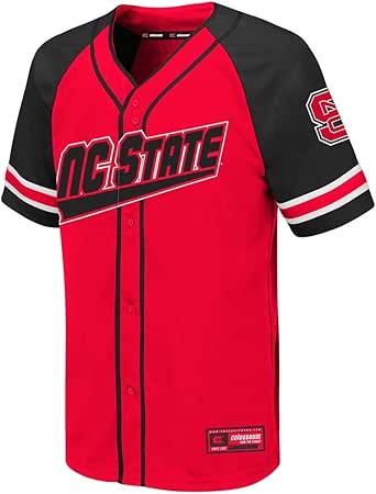 Amazon.com : Colosseum Youth NC State Wolfpack Wallis Baseball Jersey ...