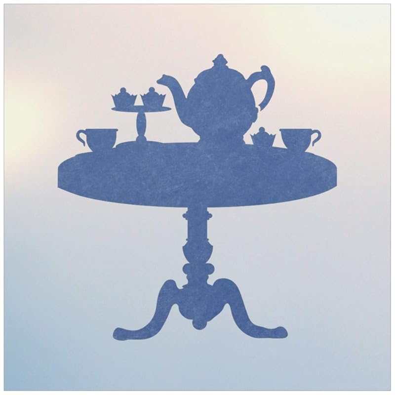 Amazon.com: Silhouette Tea Party Stencil - The Artful Stencil: Handmade