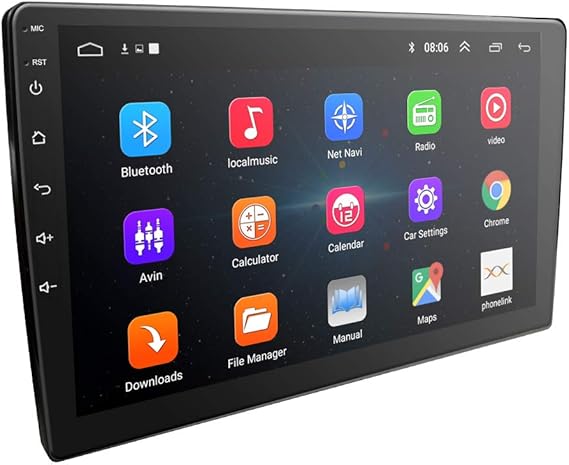 Universal Android 10 Car Multimedia System with 9 Inch: Amazon.co.uk ...