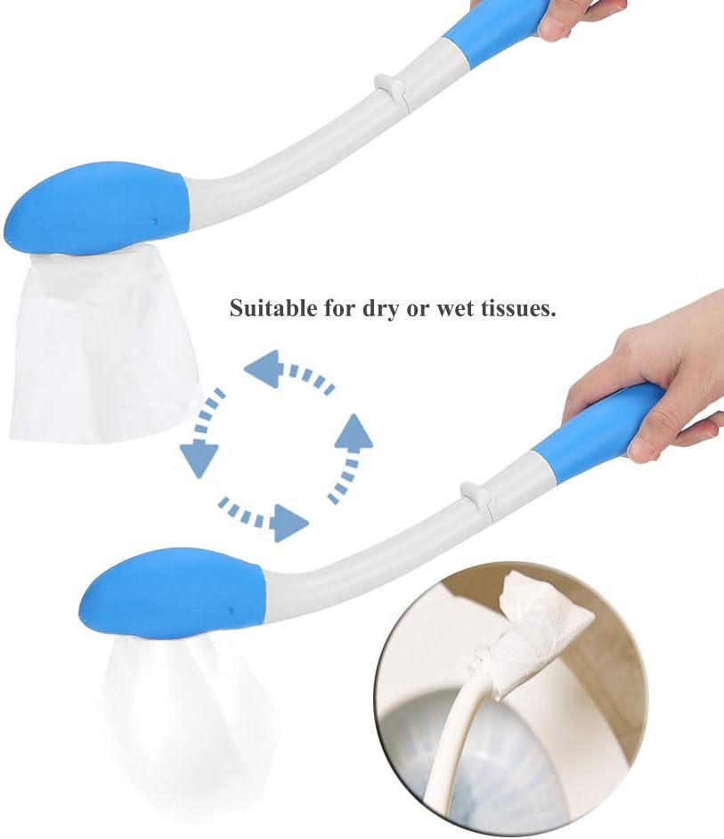 Easy Wipe toilet aid, foldable Comfort Wiper toilet paper Tissue Grip ...