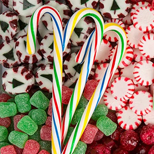 Brach's Cherry Holiday Candy Canes, Christmas Stocking Stuffers for ...
