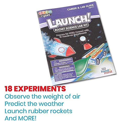 hand2mind Launch! Rocket Kids Science Kits, 18 STEM Experiments and ...