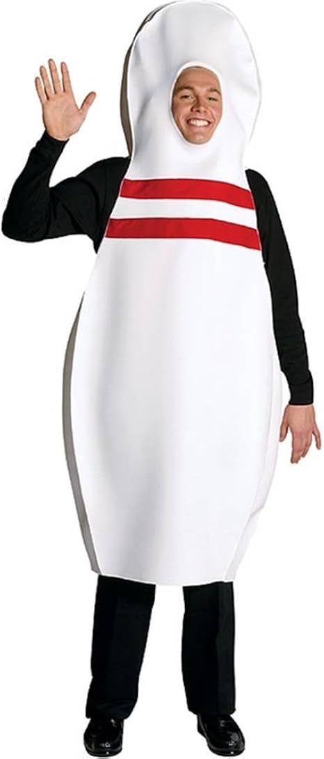 Amazon.com: Rasta Imposta - Bowling Pin Adult Costume - L/XL: Toys & Games