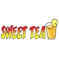 Amazon.com : Sweet Tea Concession Restaurant Food Truck Die-Cut Vinyl ...