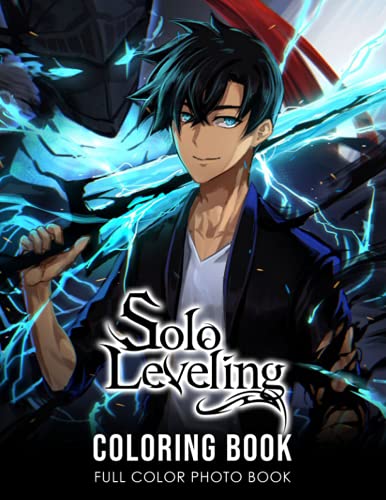 Solo Leveling Coloring Book: South Korean Comic Coloring Book 20 ...