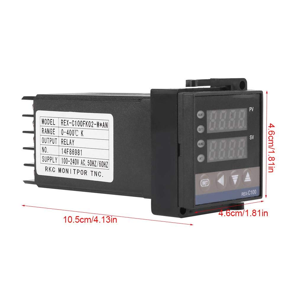 Temperature Controller for Temperature Measurement REX-C100 Digital PID Temperature Controller ...