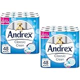 Andrex Classic Clean Toilet Tissue, 48 Toilet Rolls: Amazon.co.uk ...