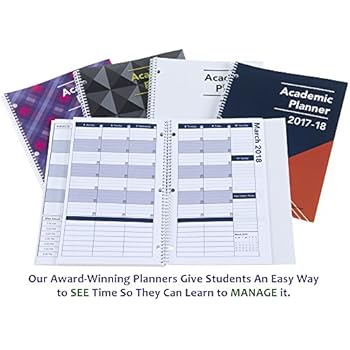 Amazon.com : 2017-2018 Academic Planner, A Tool For Time Management ...