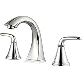 Pfister Courant Bathroom Sink Faucet, 8-Inch Widespread, 2-Handle, 3-Hole, NSF Certified ...