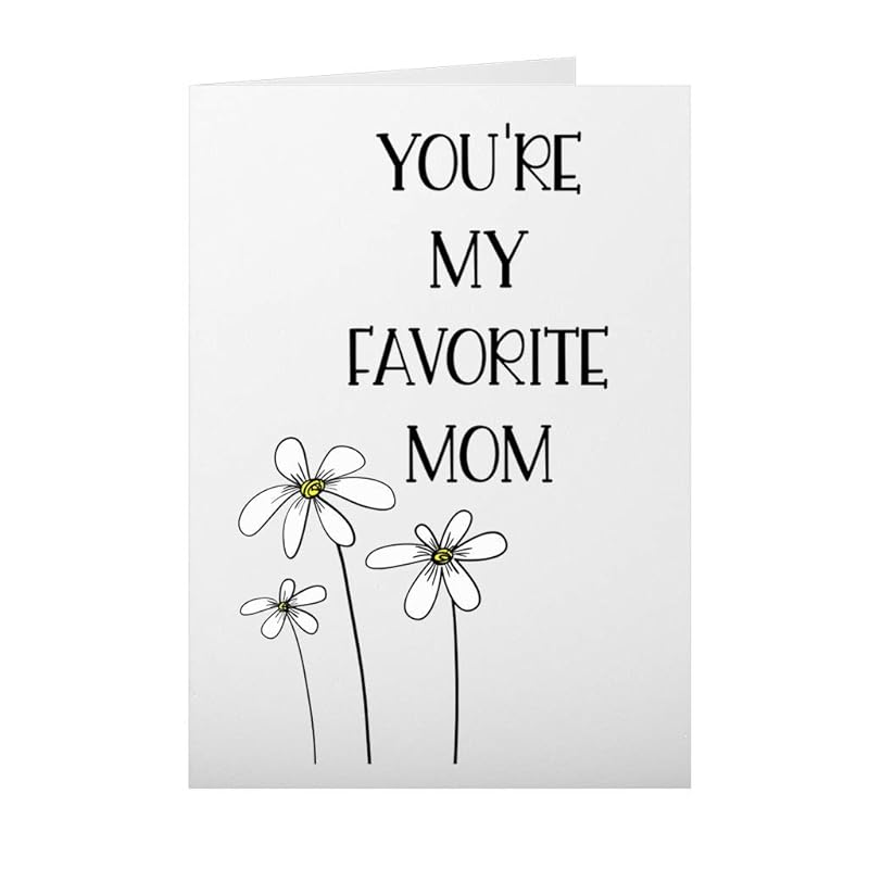 Amazon.com: Mothers Day Card, You're My Favorite Mom, Birthday Card for ...