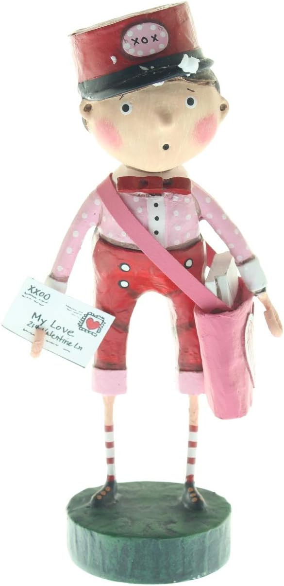Amazon.com: Lori Mitchell 12297 Valentine Delivery Figurine 6.5": Home ...