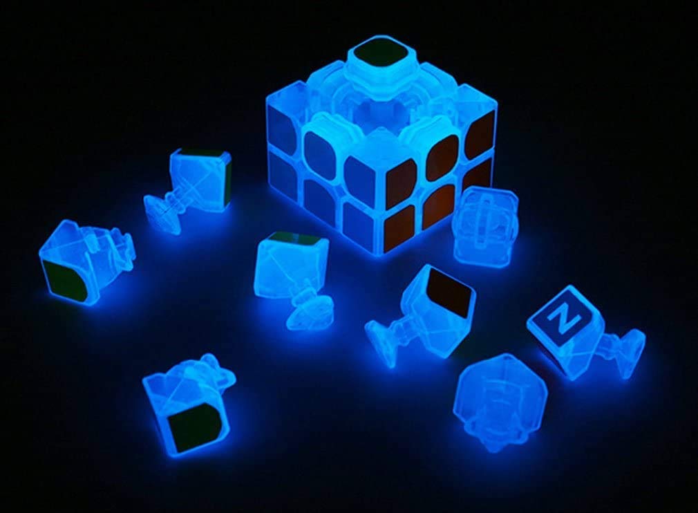 Mua 3x3 Blue Fluorescent Speed Cube Glow in Dark Magic Speed Cube 3-D ...