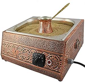 Amazon.com: Sudamlasibazaar- Turkish Sand Coffee, Copper Sand Brewer ...