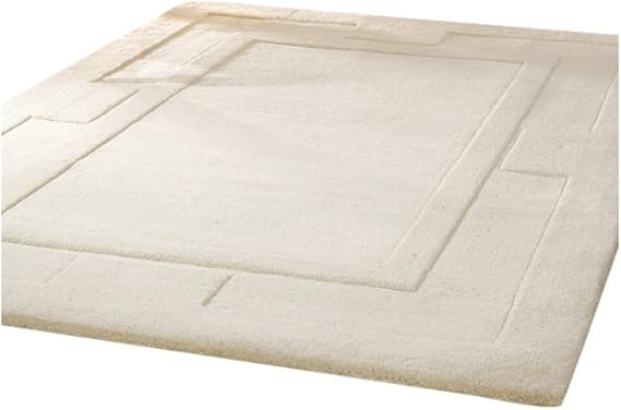 Flair Rugs Sierra Apollo 100% Wool Rug, Ivory, 150 x 210 Cm: Amazon.co ...