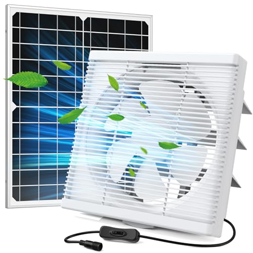 Sun Energize Solar Powered Exhaust Fan Pro, 25 W Waterproof Solar Panel ...