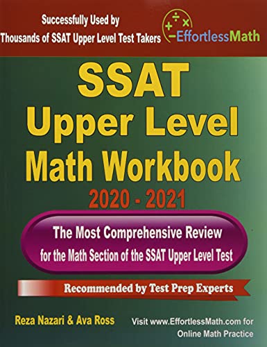 SSAT Upper Level Math Workbook 2020 - 2021: The Most Comprehensive ...