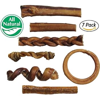 Amazon.com : Bully Stick Rings for Dogs (25 Pack) - Natural Bulk Dog ...