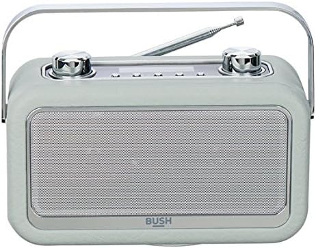 Bush Classic Leather DAB Radio - Grey: Amazon.co.uk: Electronics