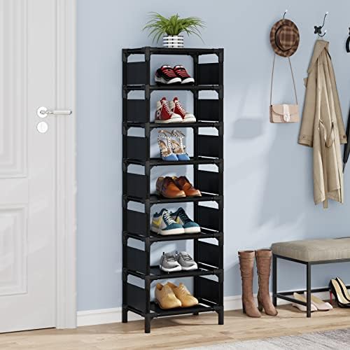 Tribesigns Vertical Shoe Rack, Narrow Shoe Shelf, Slim Shelf for Shoes ...