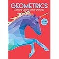 Amazon.com: Geometrics: A Striking Color-By-Sticker Challenge with 12 ...