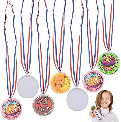 ArtCreativity Make Your Own Medals Kit, Set of 24, DIY Award Medals for ...