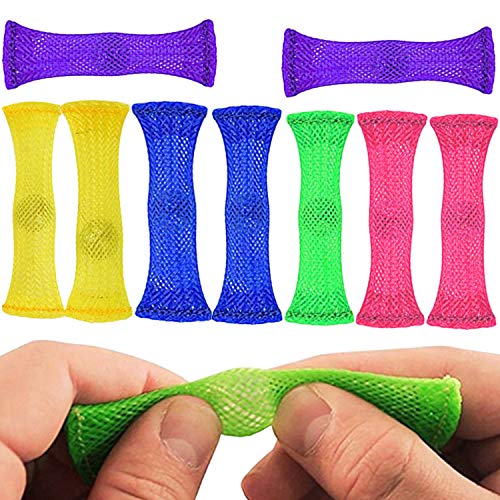 ZJT 10 Packs Fidget Toys, Multicolor Sensory Stress Relief Toys for ...