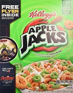 Amazon.com: Apple Jacks Cereal, 21.7-Ounce Box: Cold Breakfast Cereals