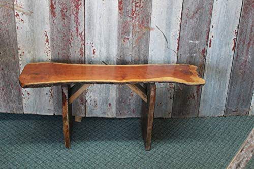 Amazon.com: live edge cherry bench : Handmade Products