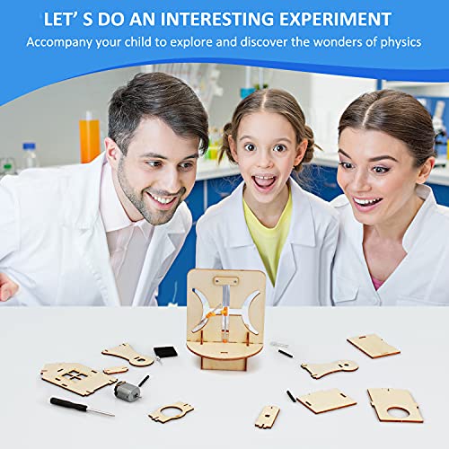 4 Set STEM Kit, Assembly Science Experiment Projects, 3D Wooden Puzzles ...