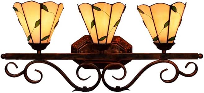 Amazon.com: Bathroom Vanity Light, Tiffany Style Over Mirror Make Up ...