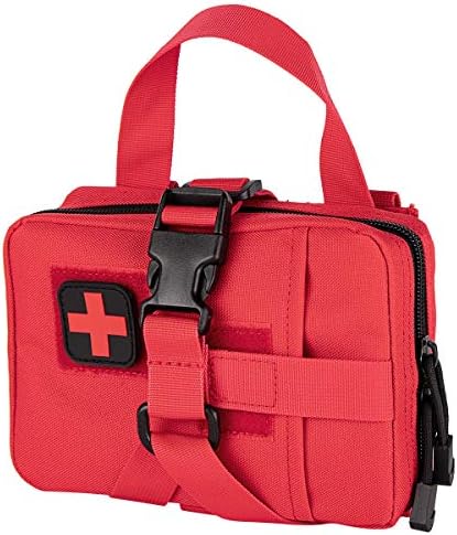 IronSeals Quick Rip-Away Tactical Molle Medical EMT Pouch, Military Tactical EMT Bag First Aid ...