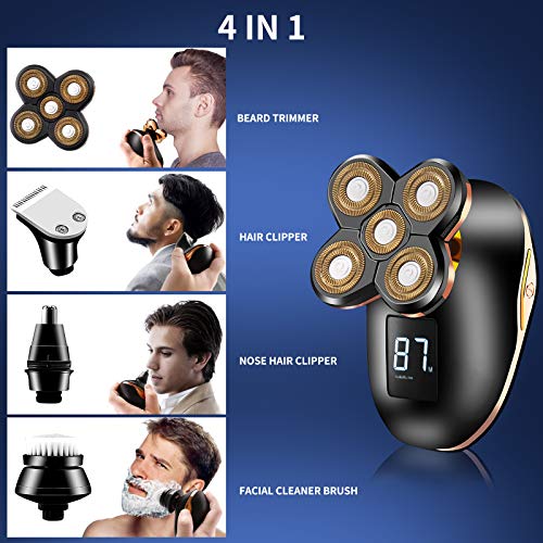 Electric Shaver Razors for Men Bald Head, Head Shavers for Bald Men Wet ...