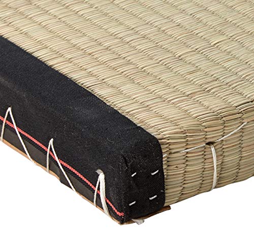 Oriental Furniture Queen Tatami Mat, Black, US Queen (30 In X 80 In) on ...