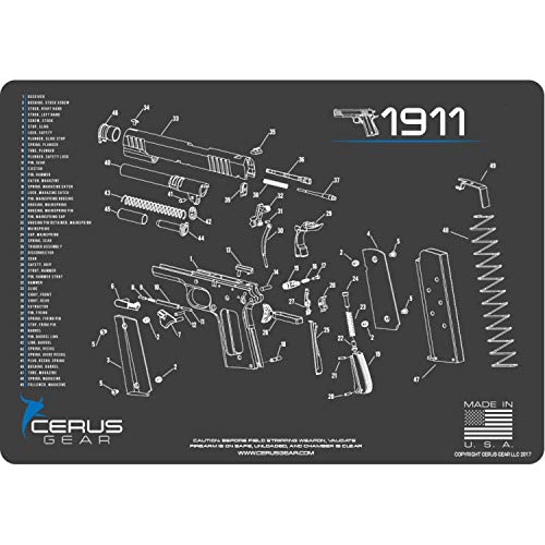 EDOG 1911 Cerus Gear Schematic (Exploded View) Heavy Duty - Want It All