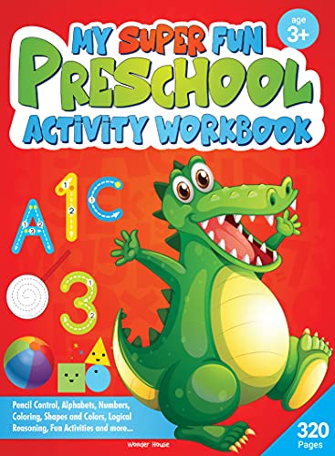 My Super Fun Preshool Activity Workbook for Children : Pattern Writing ...