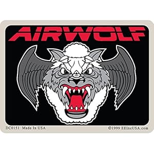Amazon.com: U.S. Air Force Airwolf Sticker 2-3/4"X4": Automotive