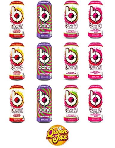 Bang Energy Drink, 0 Calories, Sugar Free with Super Creatine, 4 Flavor ...