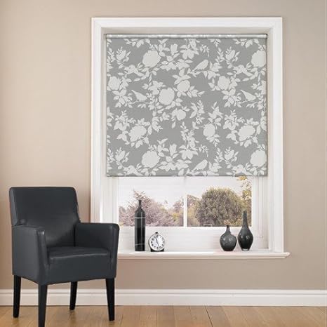 Grey Roller blinds - Delightful grey Roller blind: Amazon.co.uk ...