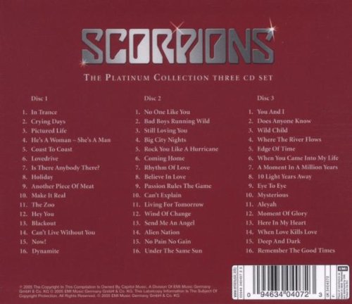 Scorpions Album: «Platinum Collection 2»