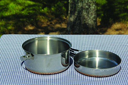 Texsport Stainless Steel Camping Cookware with Copper Bottom - The ...