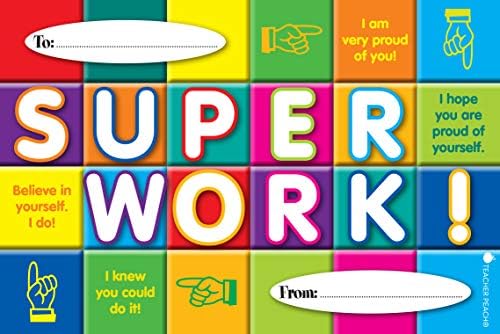 Positive Postcards from Teachers to Students, 50 Cards, Motivational ...